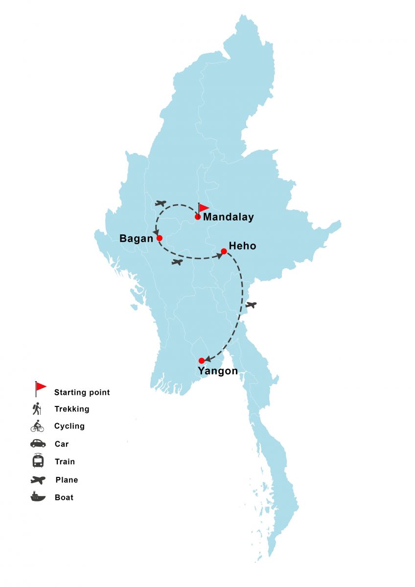 Myanmar Overview 6 Days 5 Nights